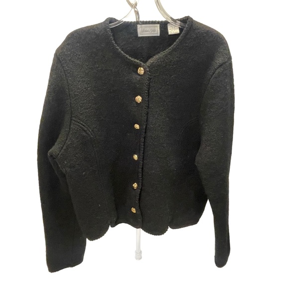 Laura Jean | Sweaters | Laura Jean Black 0 Wool Black Cardigan Sweater ...